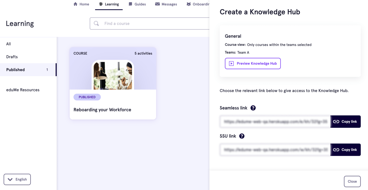 Building Knowledge Hub with Proof of Concept Method